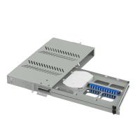 China 24 Ports LC UPC Swing Type Fiber Optic Patch Panel for Sub Optic Distribution Frame for sale