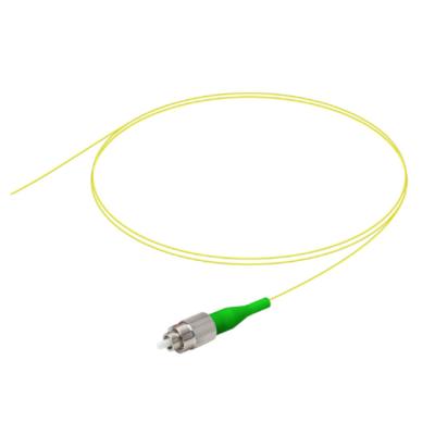 China FC Fiber Optic Pigtail Patchcord Single Mode 0.9mm 3.0mm for FTTX Network for sale