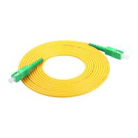 China SC APC Fiber Optic Patchcord Low Insertion Loss 0.25 dB for FTTH Networks for sale