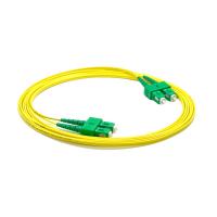 China SC APC Fiber Optic Patchcord Low Insertion Loss 0.25 dB for FTTH Networks for sale