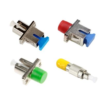 China Zirconia Sleeve LC FC ST SC Hybrid Fiber Optic Adapter Coupler ≤0.2dB Loss for sale