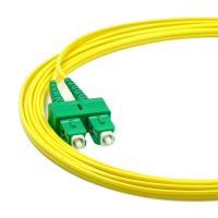 China SC APC Fiber Optic Patchcord Low Insertion Loss 0.25 dB for FTTH Networks for sale