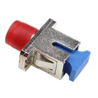 China Zirconia Sleeve LC FC ST SC Hybrid Fiber Optic Adapter Coupler ≤0.2dB Loss for sale
