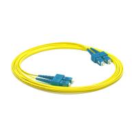 China SC UPC Fiber Optic Patchcord Low Insertion Loss 0.25 dB for High Speed Optical Connection for sale