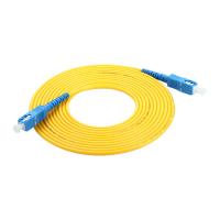 China SC UPC Fiber Optic Patchcord Low Insertion Loss 0.25 dB for High Speed Optical Connection for sale