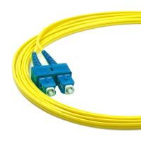China SC UPC Fiber Optic Patchcord Low Insertion Loss 0.25 dB for High Speed Optical Connection for sale