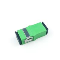 China SC APC Earless Dustproof Simplex Coupler for Optical Fiber Active Connection in FTTH for sale