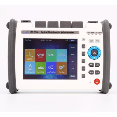 China LinkU LOT5100 Mini OTDR Fiber Tester 5.6in Touch Screen 1.1kg for FTTH Cable for sale