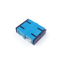 China Duplex SC/UPC Optic Fiber Adapter for FTTH Dustproof Earless 2 Port Adapter for sale
