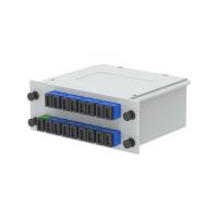China FTTX PLC Splitter Insertion Type 1x32 SC UPC Low Insertion Loss 1260-1550nm for sale