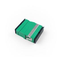 China 5 PBT Earless Dustproof Duplex Coupler SC Optic Fiber Adapter with APC for sale