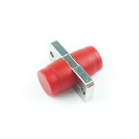 China Rectangular FTTH Simplex UPC FC Optic Fiber Adapter with Zinc Alloy/Plastic PBT Material for sale