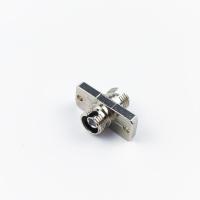 China Rectangular FTTH Simplex UPC FC Optic Fiber Adapter with Zinc Alloy/Plastic PBT Material for sale