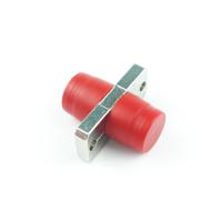 China Rectangular FTTH Simplex UPC FC Optic Fiber Adapter with Zinc Alloy/Plastic PBT Material for sale