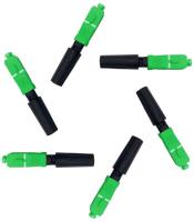 China FTTH Simplex Field Assembly SC Fiber Optic Drop Cable Fast Connector 2x3mm for sale