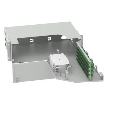 China 96 Core SC APC Swing Patch Panel 19 Inch Rack Mount ODN Network FTTH for sale
