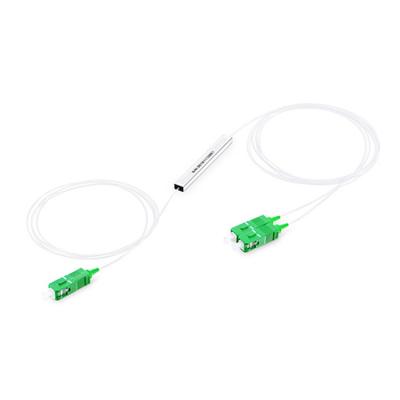 China 1310nm 1550nm PLC Fiber Optic Splitter 1x8 Low Insertion Loss for FTTX Networks Custom Length for sale