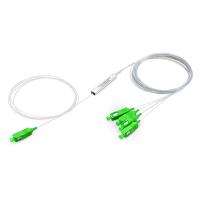 China 1310nm 1550nm PLC Fiber Optic Splitter 1x8 Low Insertion Loss for FTTX Networks Custom Length for sale