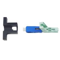 China Simplex SC Fiber Optic Fast Connector UPC Polished for Drop Cable FTTH Field Assembly for sale
