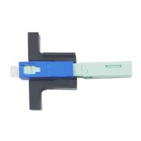 China Simplex SC Fiber Optic Fast Connector UPC Polished for Drop Cable FTTH Field Assembly for sale