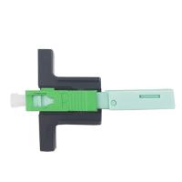 China Simplex SC Fiber Optic Fast Connector UPC Polished for Drop Cable FTTH Field Assembly for sale