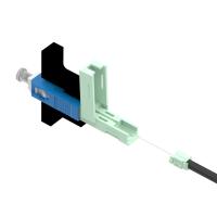 China Simplex SC Fiber Optic Fast Connector UPC Polished for Drop Cable FTTH Field Assembly for sale