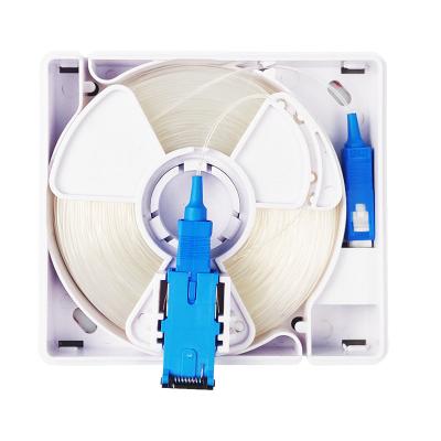 China 30m Capacity Fiber Optical Storage Box with Invisible SC Connector 93x83x30mm ABS for sale