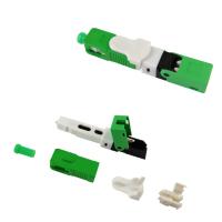 China MAX≤0.5dB Insertion Loss SC UPC SM Simplex Fiber Optic Fast Connector for FTTH and Network for sale