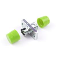 China FTTH Simplex APC FC Optic Fiber Adapter with Green Color and Rectangular Feature for sale