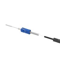 China FTTH Simplex SC Optic Fiber Fast Connector UPC Polished 10 Times Reuse 0.3dB Loss for sale
