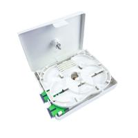 China Indoor 2 Cores Plastic Fiber Optic Faceplate Socket Panel SC Connector Type for FTTH Network for sale