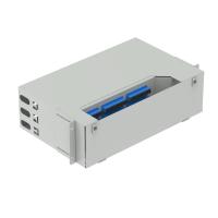 China 19 Inch Optical Distribution Frame 96 Ports SC UPC Swing Patch Panel ODF FTTX Network for sale