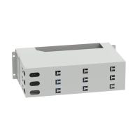 China 19 Inch Optical Distribution Frame 96 Ports SC UPC Swing Patch Panel ODF FTTX Network for sale
