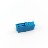 China Blue Simplex LC UPC Optic Fiber Adapter Coupler Essential for FTTH Installations for sale