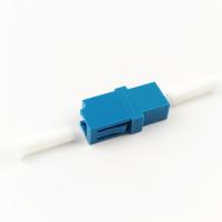 China Blue Simplex LC UPC Optic Fiber Adapter Coupler Essential for FTTH Installations for sale
