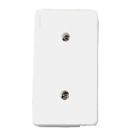 China ABS 2-Core Plastic Fiber Optic Faceplate Socket Panel 117x70x19mm for Indoor FTTX Network for sale