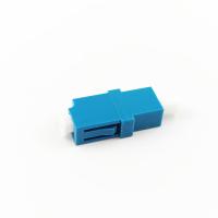 China Blue Simplex LC UPC Optic Fiber Adapter Coupler Essential for FTTH Installations for sale