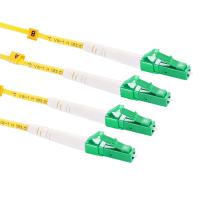 China Custom LC APC Fiber Patchcord 0.9mm 3.0mm for FTTH Networks for sale