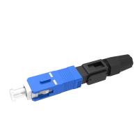 China Simplex SC Fiber Optic Fast Connector UPC Polished for FTTH Field Assembly in Network for sale