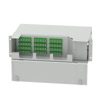 China 96 Cores LC APC Type 19 Inch Swing Patch Panel ODN Network Gray Fiber Optic Equipment for sale