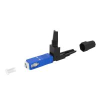 China Simplex SC Fiber Optic Fast Connector UPC Polished for FTTH Field Assembly in Network for sale