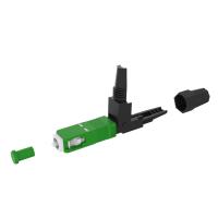 China Simplex SC Fiber Optic Fast Connector UPC Polished for FTTH Field Assembly in Network for sale