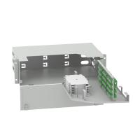 China 96 Cores LC APC Type 19 Inch Swing Patch Panel ODN Network Gray Fiber Optic Equipment for sale