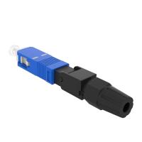 China Simplex SC Fiber Optic Fast Connector UPC Polished for FTTH Field Assembly in Network for sale