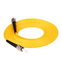 China Optical Fiber Connection Made Easy ST Optic Fiber Patchcord for Speed Data Transfer for sale
