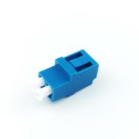 China Standard Flange 2-Port Duplex LC UPC Fiber Optic Adapter Earless Coupler 0.2dB Insertion Loss for sale