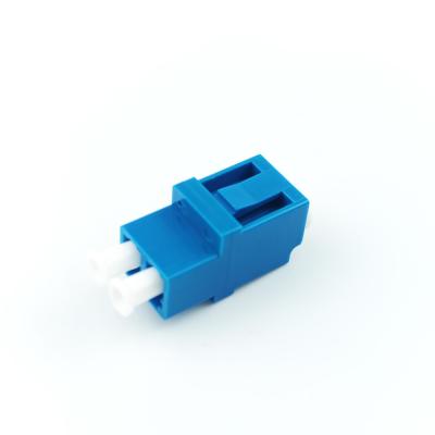 China Standard Flange 2-Port Duplex LC UPC Fiber Optic Adapter Earless Coupler 0.2dB Insertion Loss for sale