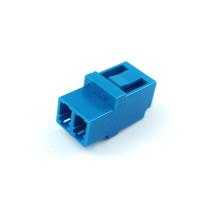 China Standard Flange 2-Port Duplex LC UPC Fiber Optic Adapter Earless Coupler 0.2dB Insertion Loss for sale