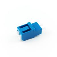China Standard Flange 2-Port Duplex LC UPC Fiber Optic Adapter Earless Coupler 0.2dB Insertion Loss for sale