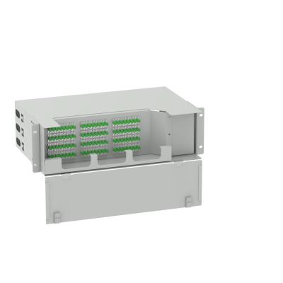 China Sub Optic Distribution Frame FC APC Type 96 cores 19 Inch Swing Optical Fiber Patch Panel for sale